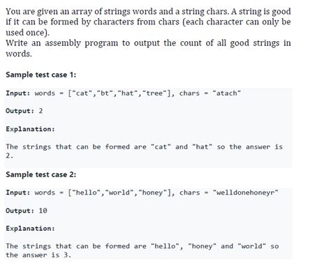 Solved You Are Given An Array Of Strings Words And A String Chegg Com
