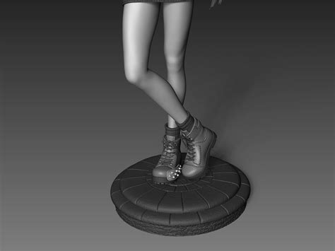 Tifa Lockhart Final Fantasy Vii Fanart Statue 3d Printable 3d Model 3d Printable Cgtrader