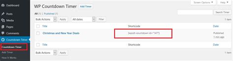 adding a countdown timer widget in wordpress devotepress