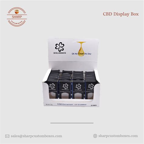 Custom Cbd Display Boxes Enhance Your Product Visibility And Sales