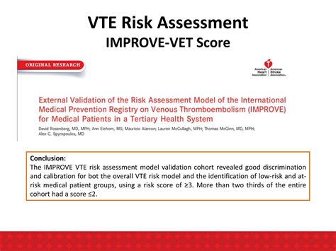 Vte Assessment And Prophylaxisppt