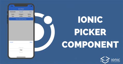 How To Present A Picker Using The Ion Picker Component V4 Ionic Academy Learn Ionicionic