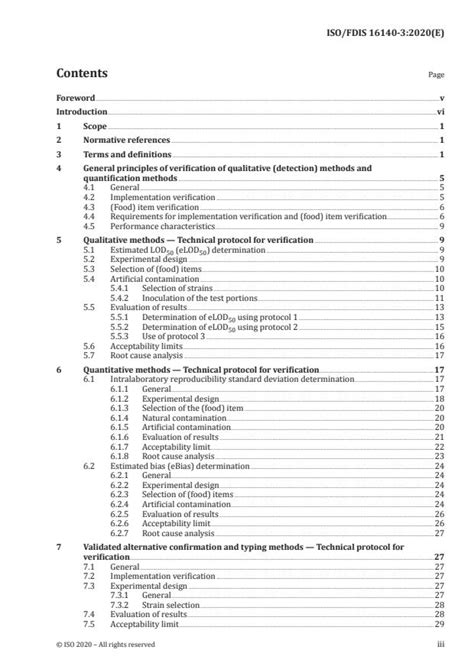 ISO Microbiology Of The Food Chain Method Validation Part Protocol For The