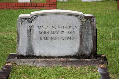 Nancy Millard “nannie” Musgrove Mcfadyen 1869 1943 Find A Grave