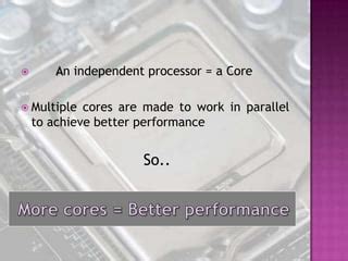 Multi Core Processors PPTX