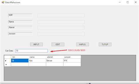 Tutorial Cara Membuat Crud Fitur Pencarian Vbnet And Mysql Tutorial Programming And Digital