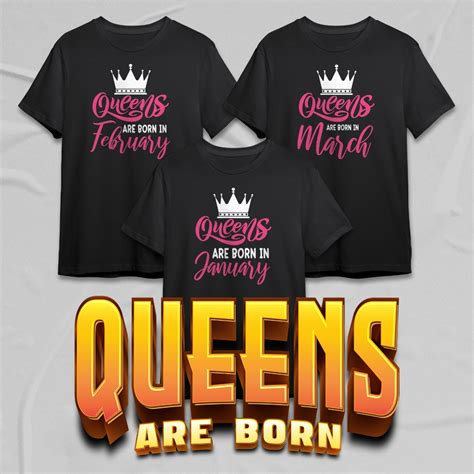 Jual Desain Kaos Keren Kaos Quote Desain Queen Are Born Shopee