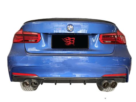 Mp Style Carbon Fiber Rear Diffuser Bmw F30 3 Series Bimmer Boosts
