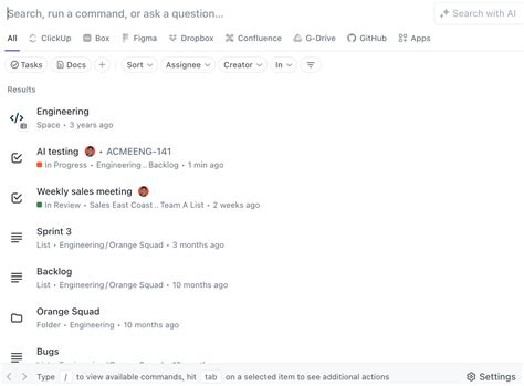 Desktop Command Center Clickup Help