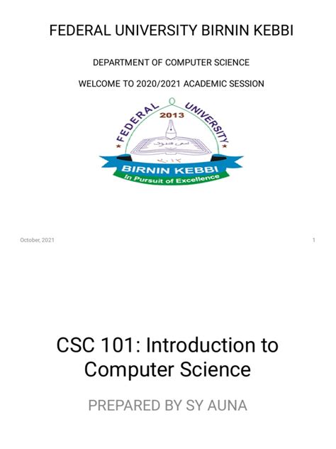Csc 101 2020 2021 Module 1 1 Pdf Computer Data Storage Random