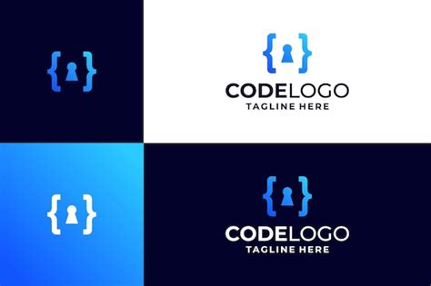 Premium Vector Protect Code Logo Design Inspiration