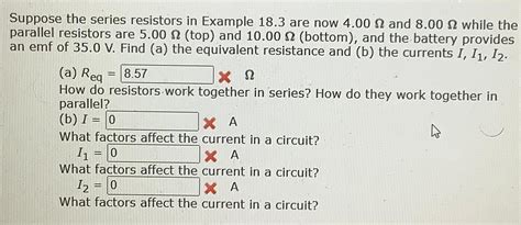 Solved Goal Solve A Problem Involving Both Series And Chegg Com
