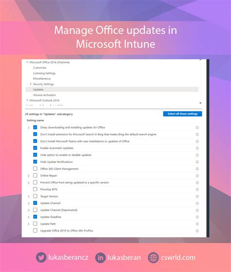 How To Manage Microsoft 365 Apps Updates In Intune Cybersecurity World