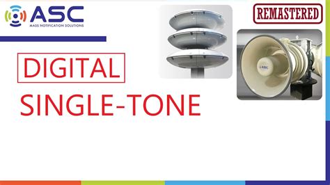 Asc E Class I Force Single Tone All Signals Synth Remastered Youtube