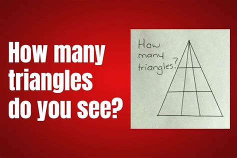How Many Triangles Do You See Only 10 Get This Right Riddlester