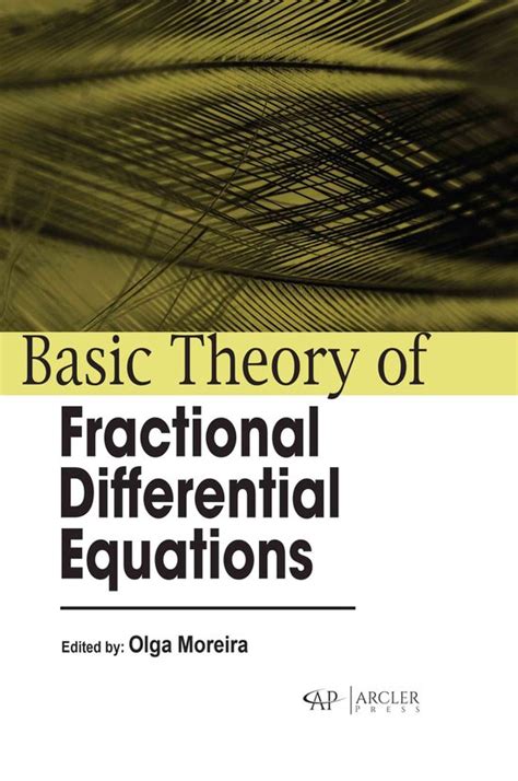 Basic Theory Of Fractional Differential Equations 9781774698990 Boeken