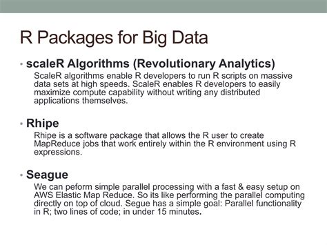 Big Data Analytics Using R Ppt