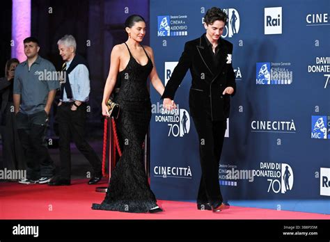 Timothee Chalamet And Girlfriend Kylie Jenner During The 70 David Di