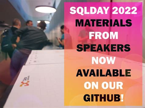 Data Community Poland On Linkedin Sqlday2022 Sqlday