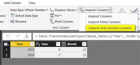 Solved Automatically Unpivoted Columns Microsoft Fabric Community