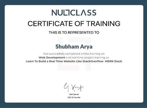 Nullclass Posted On Linkedin
