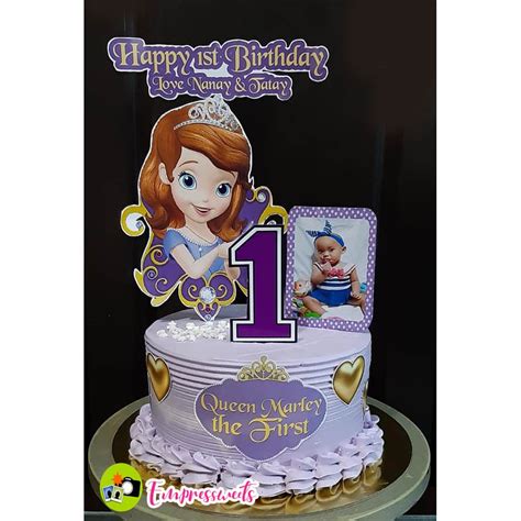 Sofia The First Theme Cake Topper Customized Shopee Philippines
