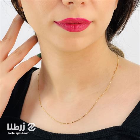 زنجیر ونیزی طلا ضخامت بسیار نازک سایز45cm A