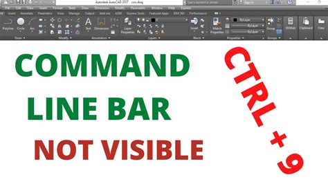 Command Line Bar In Autocad Youtube