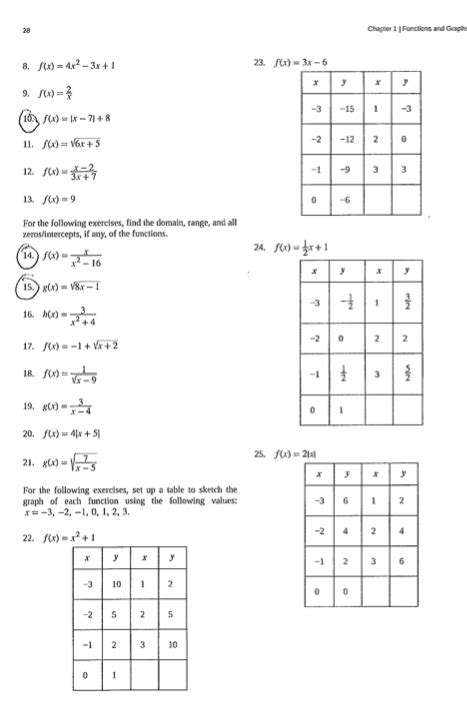 Solved For The Following Exercises A Determine The Chegg