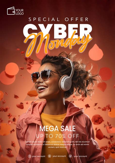 دانلود فایل لایه باز قالب پوستر تخفیف دانلود رایگان فایل لایه باز، Psd، وکتور، لوگو و موکاپ