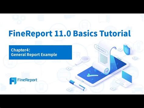 FineReport 11 0 Basics Tutorial Chapter4 General Report Example YouTube