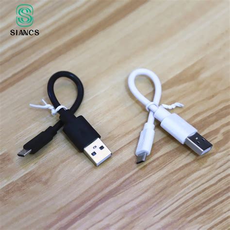 Cm Super Short Powerbank Usb Cable Micro Usb Pin Cable Charger Charging Adapter In Data