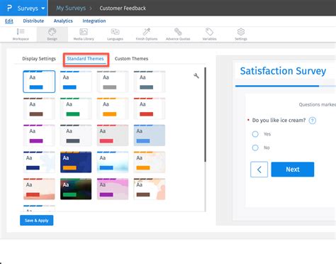 Design And Brand Your Surveys Questionpro Help Document
