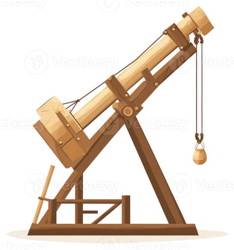 A Medieval Catapult A Simple Machine For Launching Projectiles 60763766 Png