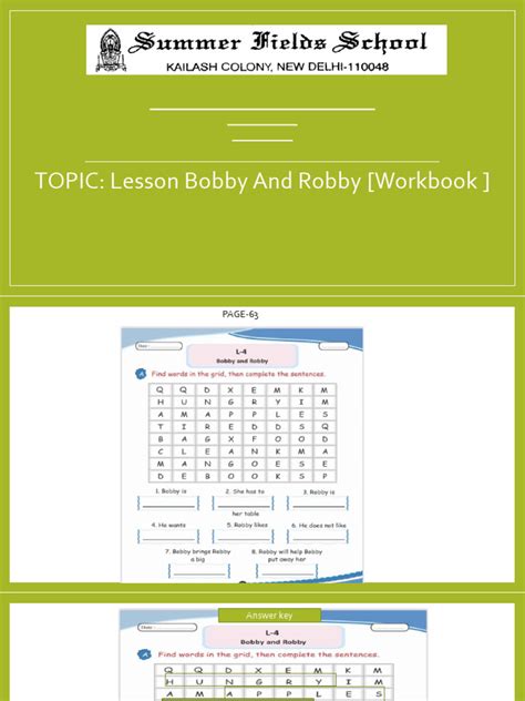 Bobby And Robbys Lesson Overview Pdf
