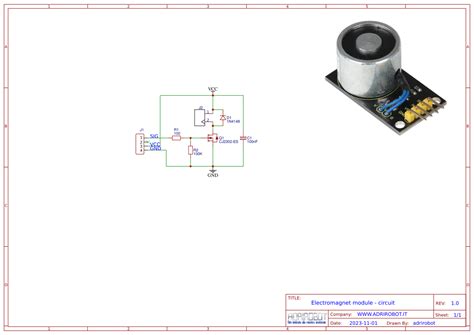 Electromagnet Module Oshwlab