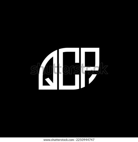 Qcp Letter Logo Design On Black Stock Vector Royalty Free 2250944747 Shutterstock