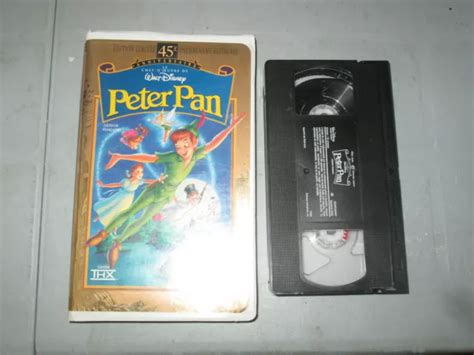 Peter Pan Th Anniversary Vhs French Tested Clamshell Eur Picclick De