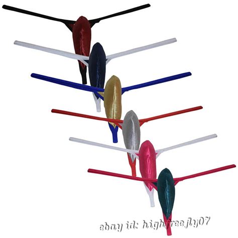 Men Slingshot Teardrop Mini Bikini G String Teeny Weeny Thongs