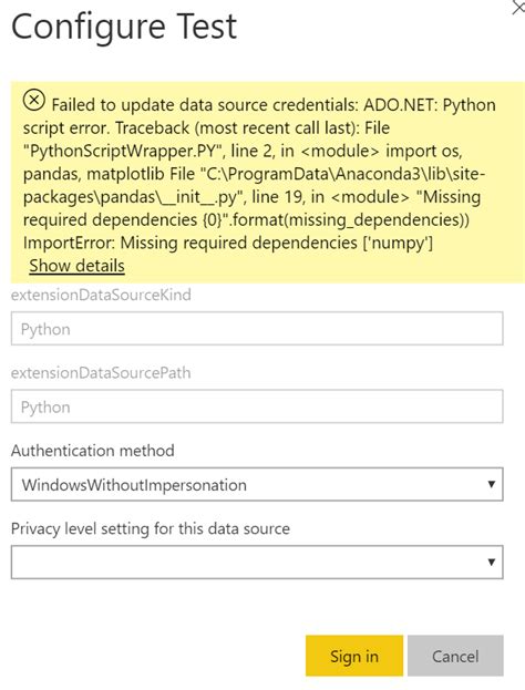 Personal Gateway Issue With Python Microsoft Fabric Community