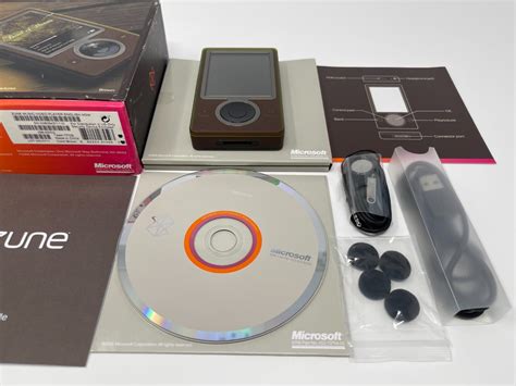 Microsoft Zune 30 Gb Brown Wi Fi Fm Radio Aac Wma Mp3 Media Player