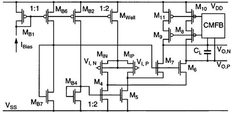 Schematic Of The Operational Amplifier Used In The Incremental A D Download Scientific Diagram