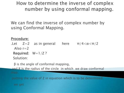 Conformal Mapping Pptx Geography Science