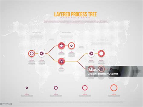 Layered Process Tree Infographic Stock Illustration Download Image Layered Process Tree Infographic Stock Illustration Download Image