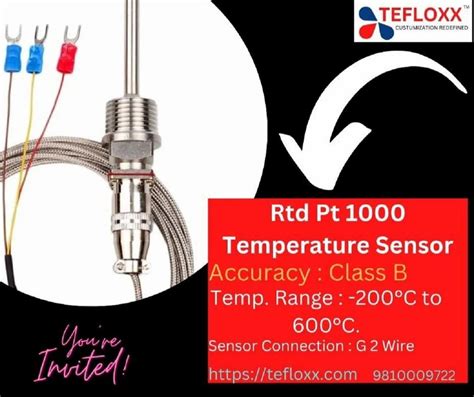 PT1000 Temperature Sensor - Resistance Temperature Detector PT1000 ...