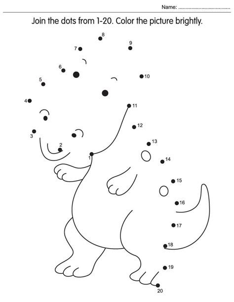Math Dot To Dot Coloring Worksheets