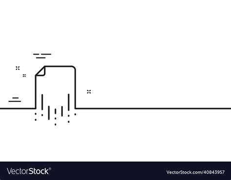 Recovery File Line Icon Backup Data Sign Restore Vector Image