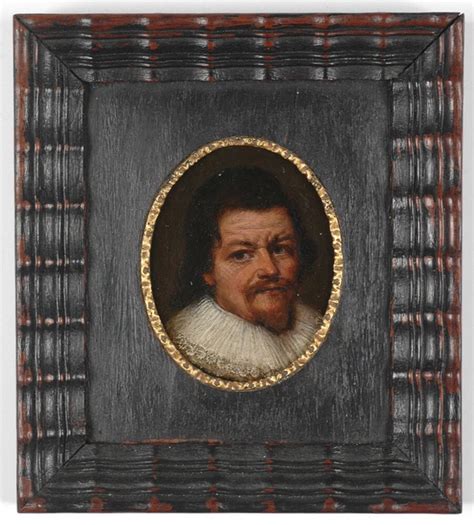 Andmale Portraitand Dutch Oil On Brass Miniature 17th Century M £68082