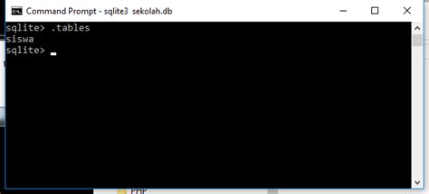 tutorial belajar sqlite membuat tabel 1 lebak cyber