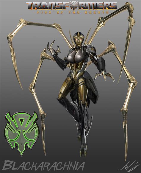 Rotb Blackarachnia Robot Mode By Prime 101 On Deviantart
